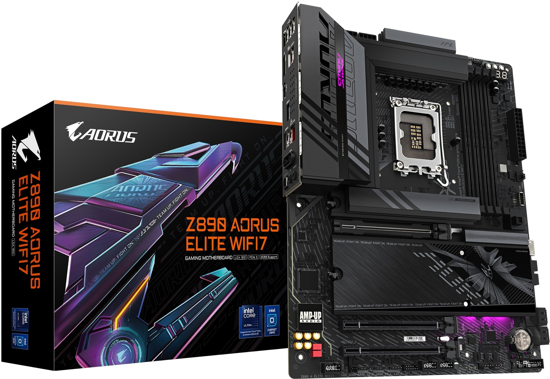 GIGABYTE Intel® Z890 Chipset for LGA 1851; 4x DDR5; 4x M2; USB4® USB T